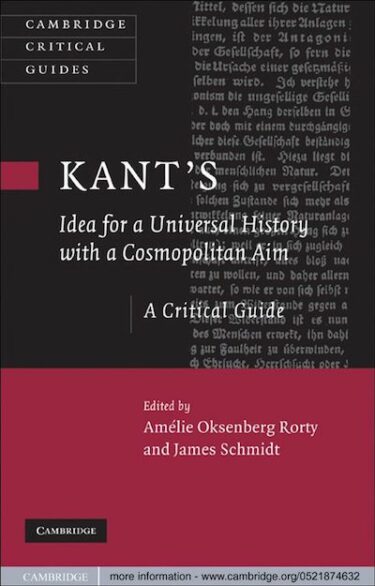 Kant's "Idea for a Universal History with a Cosmopolitan Aim": A ...